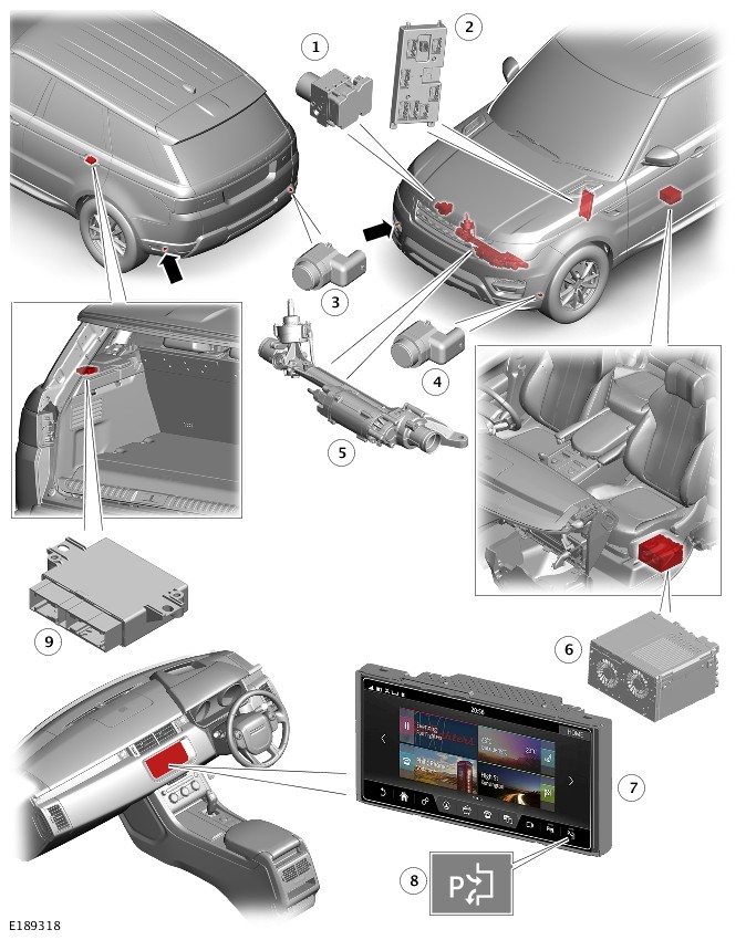Range Rover Sport / L494 2017 ELECTRICAL INSTRUMENT AND WARNING SYSTEMS