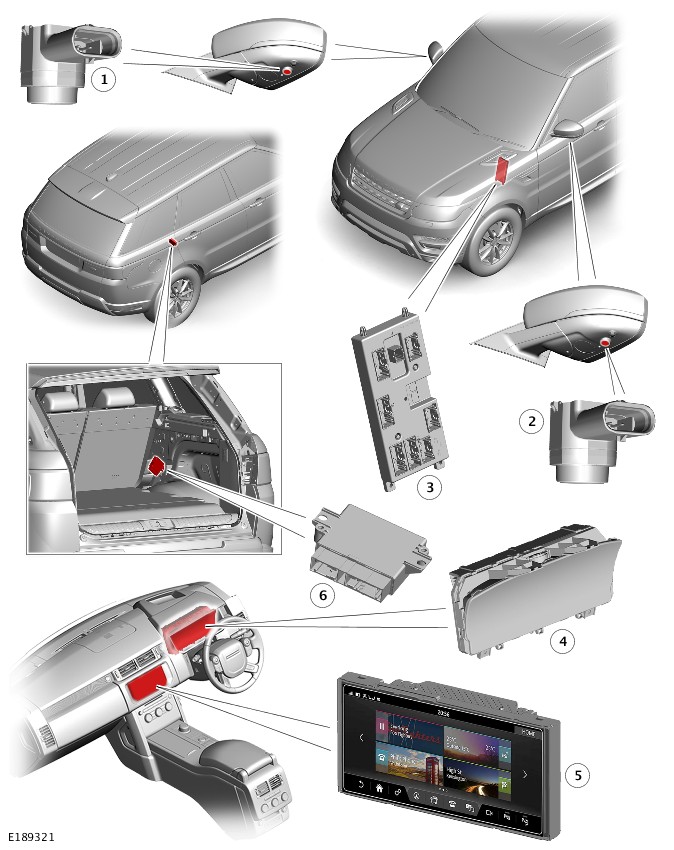 Range Rover Sport / L494 2017 ELECTRICAL INSTRUMENT AND WARNING SYSTEMS