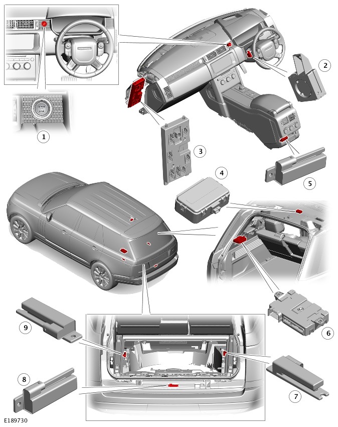WSM-19601 - Workshop manual Range Rover Sport (LW) 2016 :: 2018.0 RANGE ...