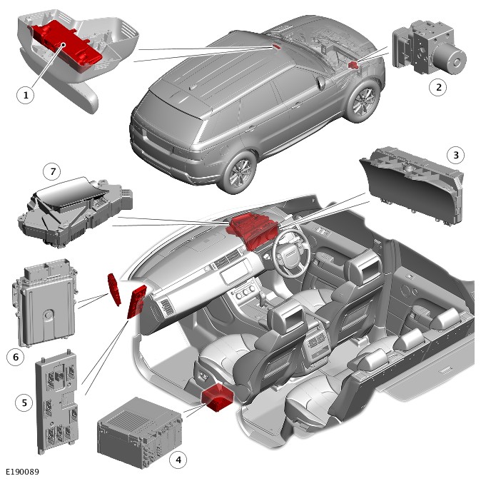 Range Rover Sport / L494 2017 ELECTRICAL INSTRUMENT AND WARNING SYSTEMS