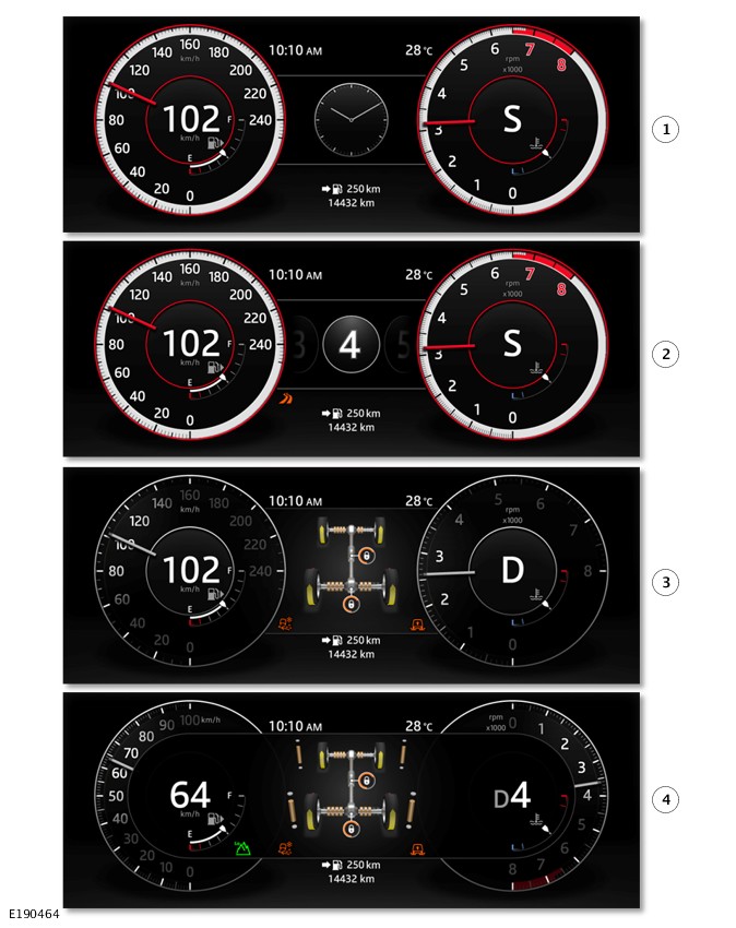 Range Rover Sport / L494 2017 ELECTRICAL INSTRUMENT AND WARNING SYSTEMS
