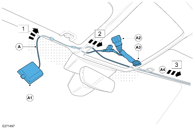 2014.0 RANGE ROVER SPORT (LW), 102-02 INTERIOR DASH CAM