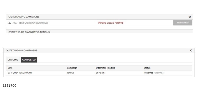 Campaigns - Field Service Action (FSA) - in Workflow